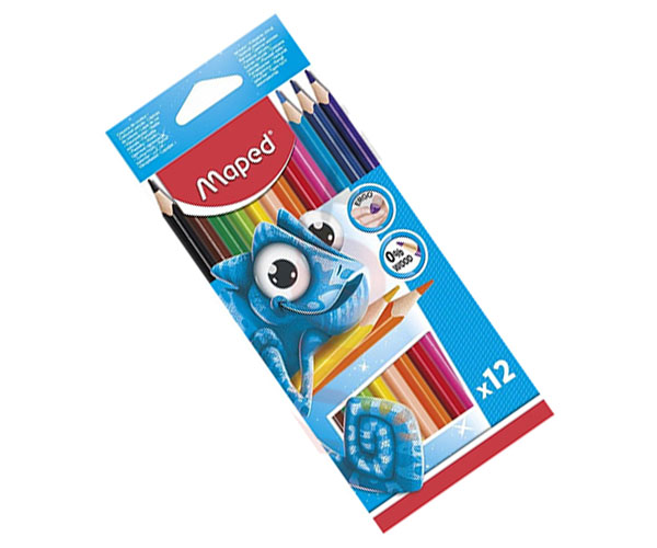 CRAYON DE COULEUR MAPED 12 | PETIT MBOPPI